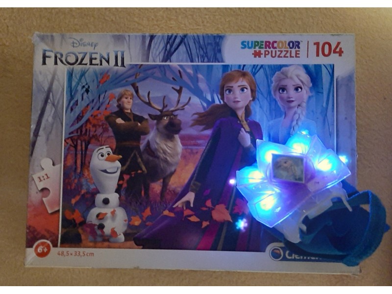 Puzzla frozen i korak-projektor frozen