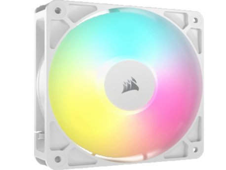 CORSAIR Ventilator Corsair RS120 ARGB 120mm PWM Fan - White, CO-9050184-WW