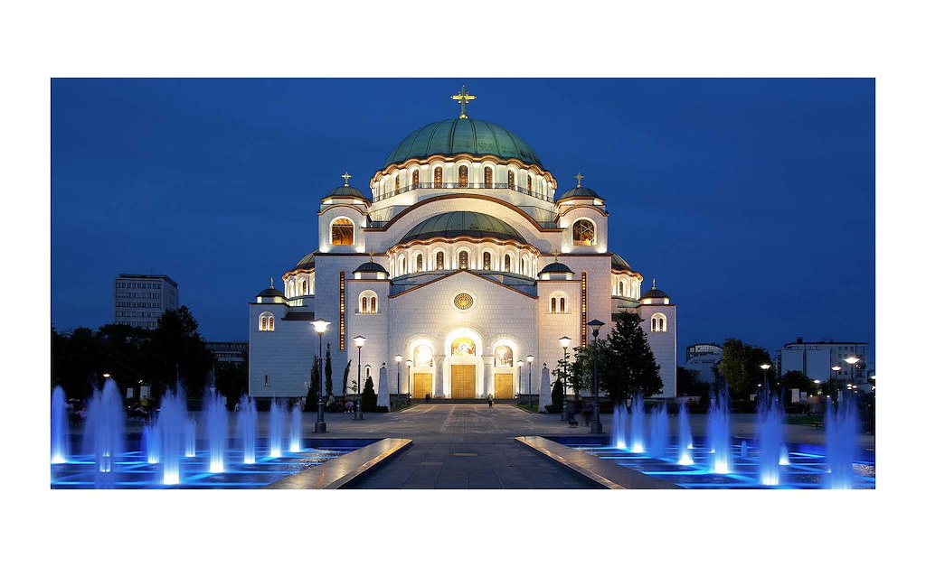 Slika Saint Sava 62x122 cm