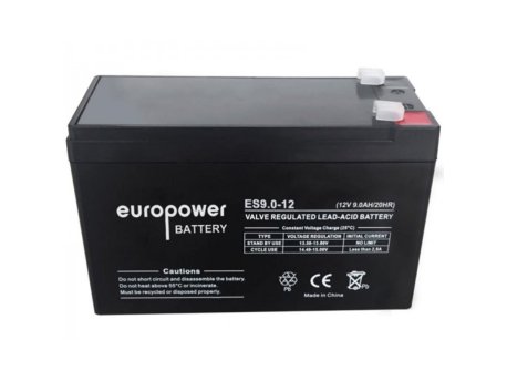 EuroPower UPS Battery Europower ES12-9 12V 9Ah