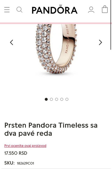 Pandora prsten