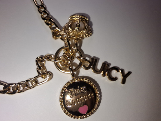 SNIZENO Nova zlatna Juicy Couture ogrlica