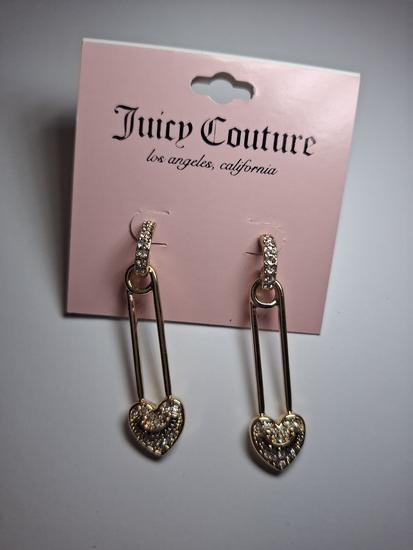 SNIZENO Nove zlatne Juicy Couture srce mindjuse