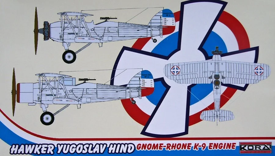KORA MODELS 1/72 Hawker Yugoslav Hind Gnome-Rhone K-9 Engine