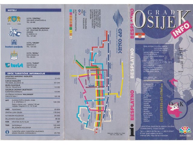 Osijek - plan grada