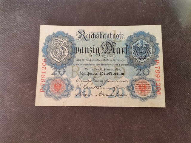 GERMANY 20 MARK 1914 ( 16 )