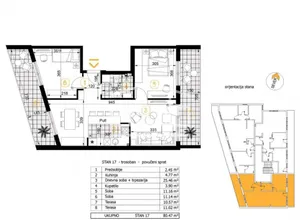Prodaja Stan - Beograd, Čukarica: Cerak - Filmski Grad