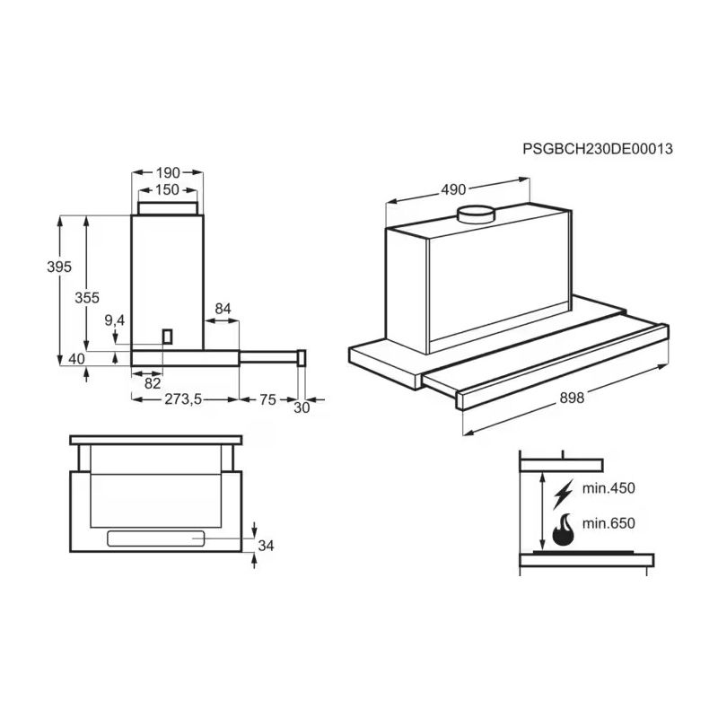 AEG teleskopski aspirator GDP869PB