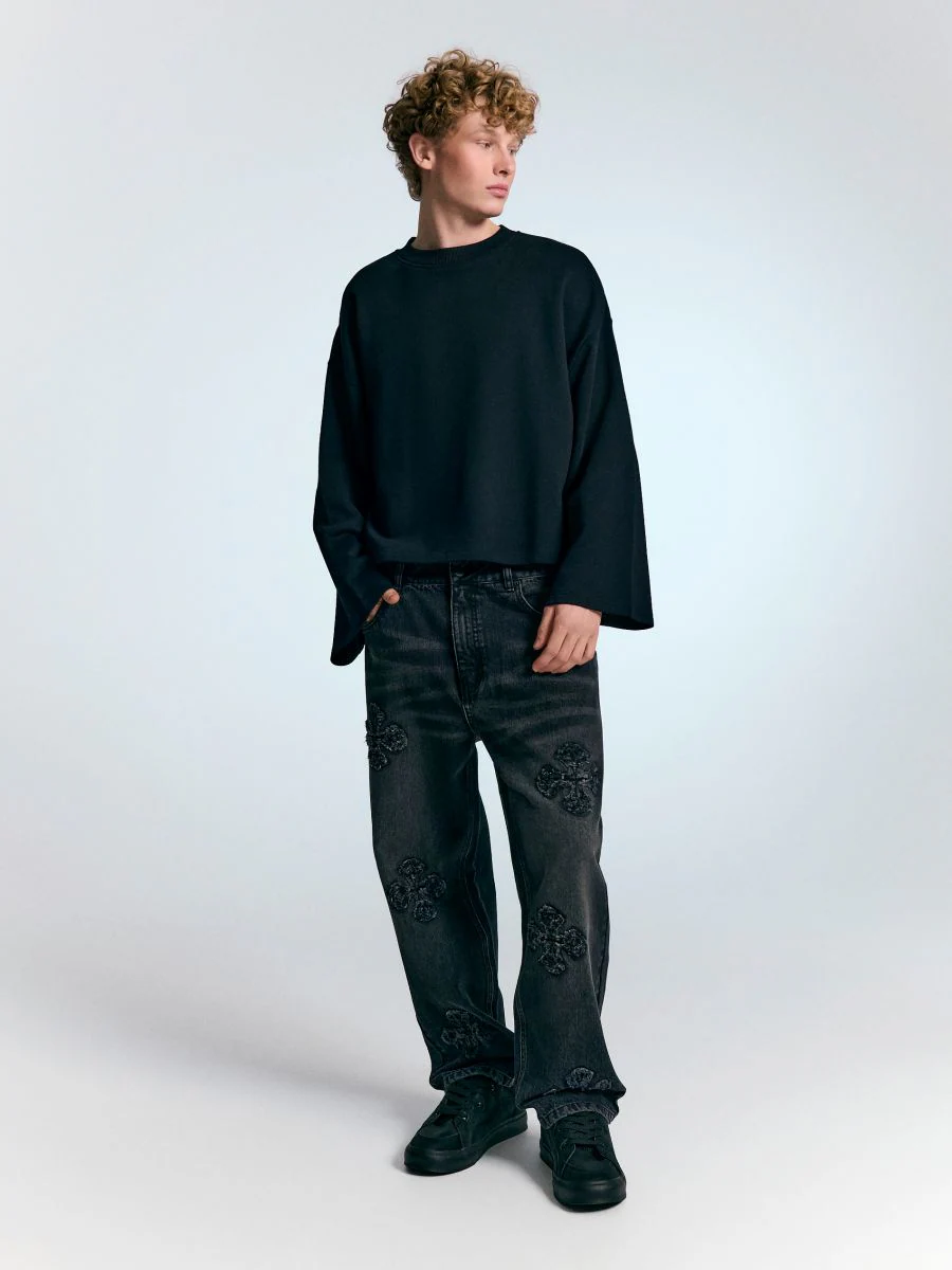 Baggy fit farmerke