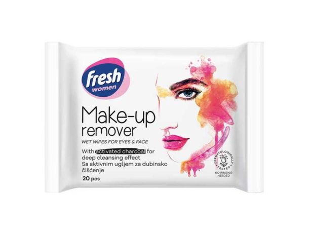FRESH VLAŽNE MARAMICE MAKE UP AKT.UGALJ 20/1