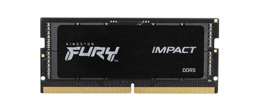 Kingston DDR5 8GB SO-DIMM 4800MHz [FURY IMPACT], Non-ECC Unbuffered, CL38 1.1V, 262-pin 1Rx8