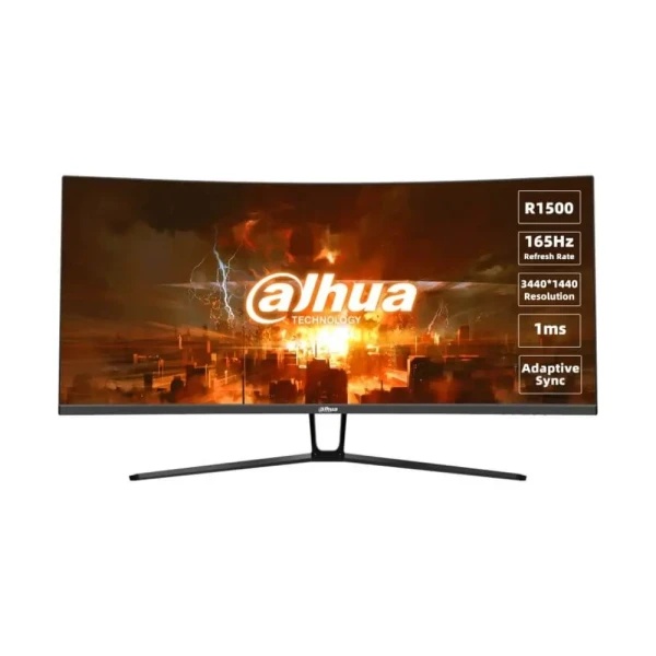 Monitor 34 Dahua LM34-E330C 3440x1440/21:9/VA/180Hz/1ms/2xHDMI/2xDP/Curved