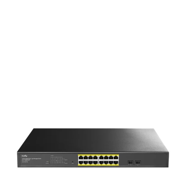 Svič 10/100/1000 16-port Cudy GS1016EPS2 Light Managed PoE+ sa 2x SFP 200W