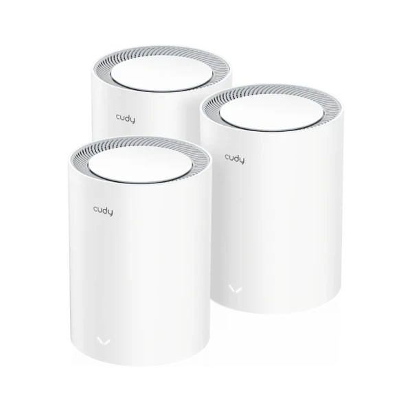 Whole Home Wi-Fi 6 Mesh System 2.5G Solution Cudy M3000 AX 3000 Dual Band(3-Pack)