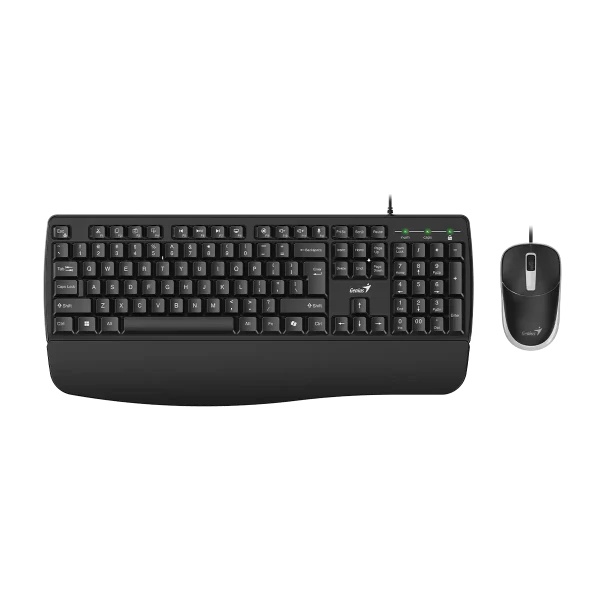 Tastatura + miš Genius KM-123 USB US crna
