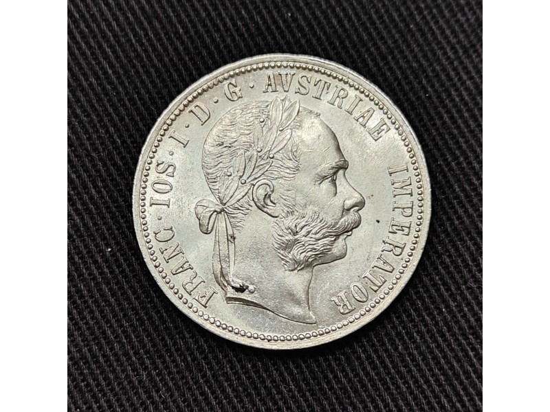 Austrougarska - 1 florin 1888 UNC - Kovnički sjaj