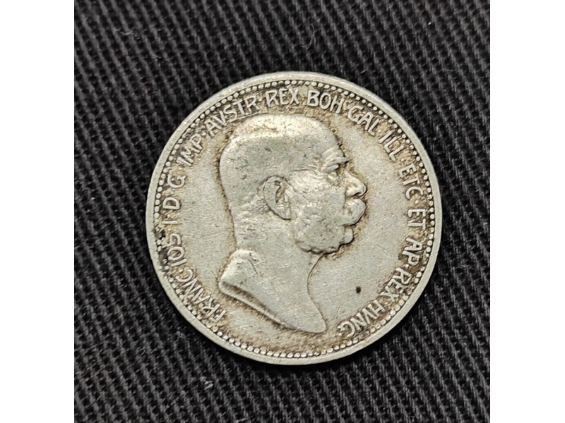 Austrougarska - 1 corona 1908 XF - Komemorativna