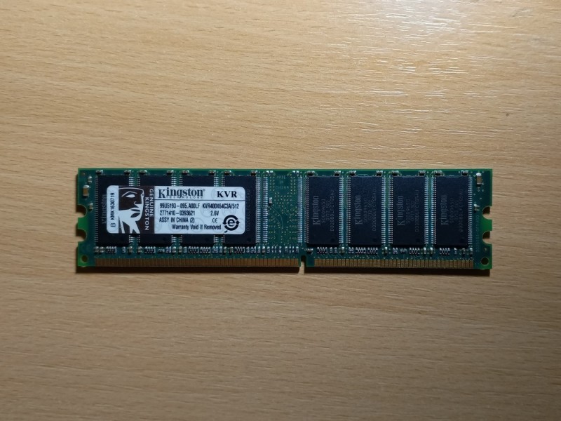 Kingston 512Mb ddr 400mhz