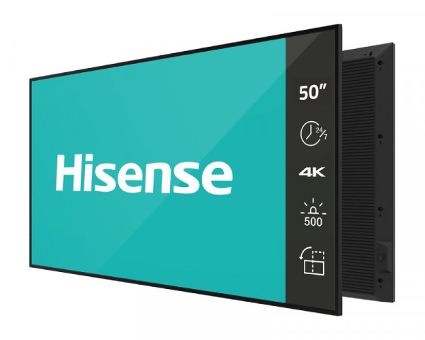 HISENSE 50 inča 50DM66D 4K UHD 500 nita Digital Signage Display – 247 Operation