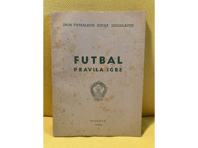 FUTBAL PRAVILA IGRE (1950)