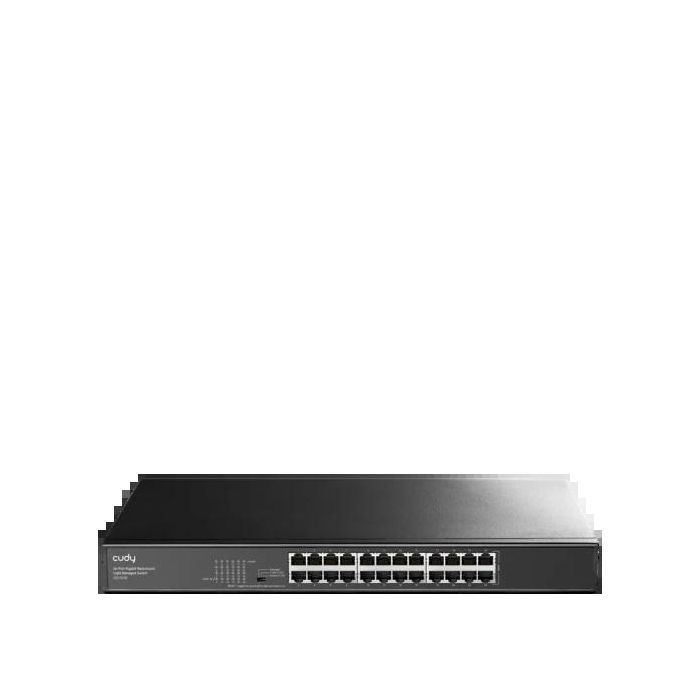 Svič 10/100/1000 24-port Cudy GS1024E Rackmount Light Managed