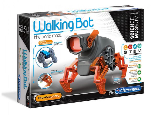 CLEMENTONI Science Museum WalkingBot ROBOT CL75039