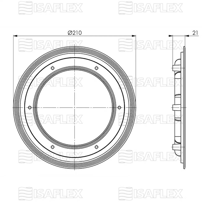 NOSAČ HIDROIZOLACIJE SA GUMICOM
