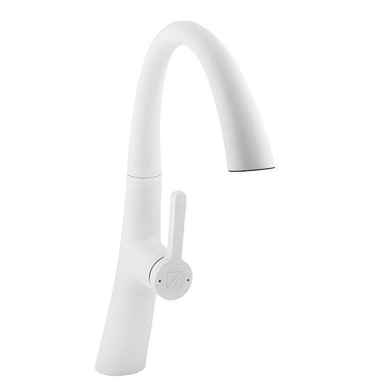 LINNI KITCHEN 004 WHITE – BATERIJA ZA SUDOPERU, JEDNORUČNA, BELA