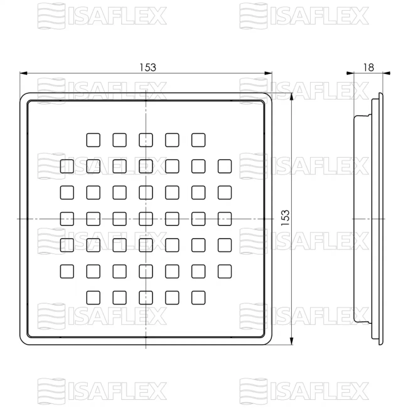 PODNA RESETKA MASIV KOCKA ISAF