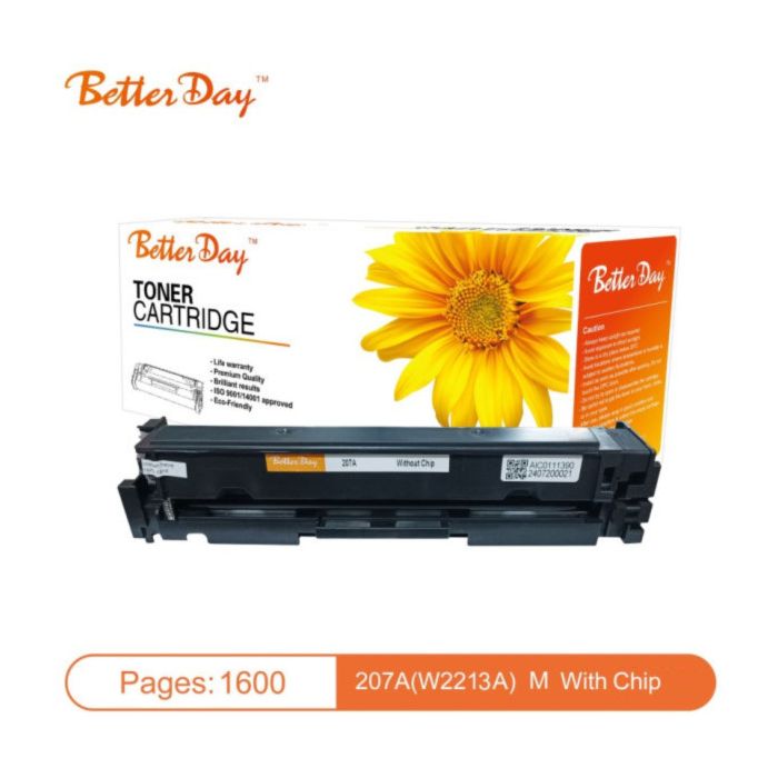 Toner BetterDay 207A(W2213A cip) M255/M283 crg067 zam. kaseta za HP Magent 1.6k (sa cipom)