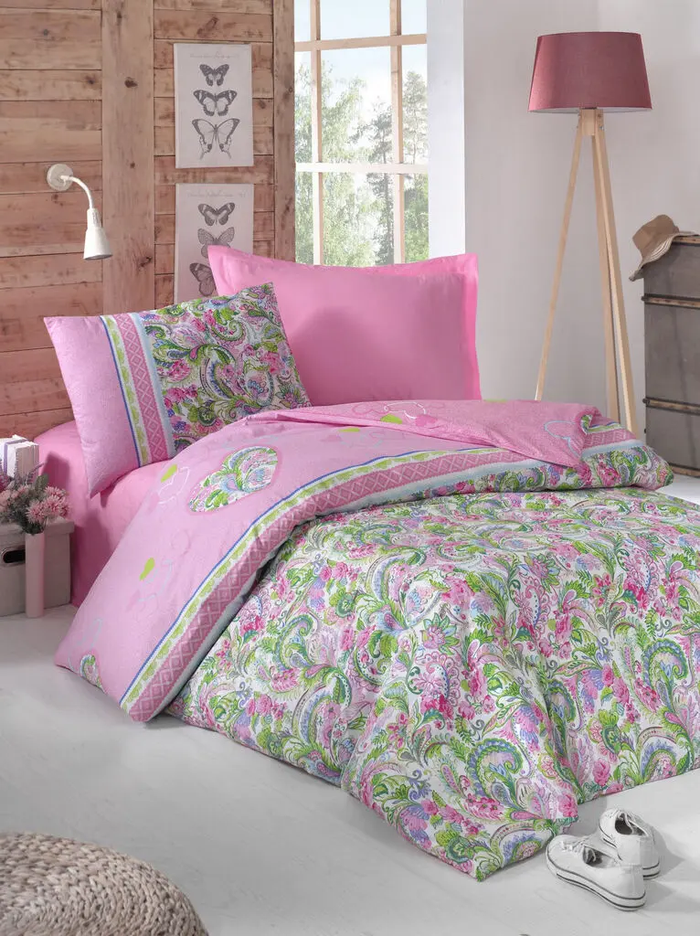 L'essentiel Maison Set Single dečije posteljine Jasmin, 160x220 cm, Roze