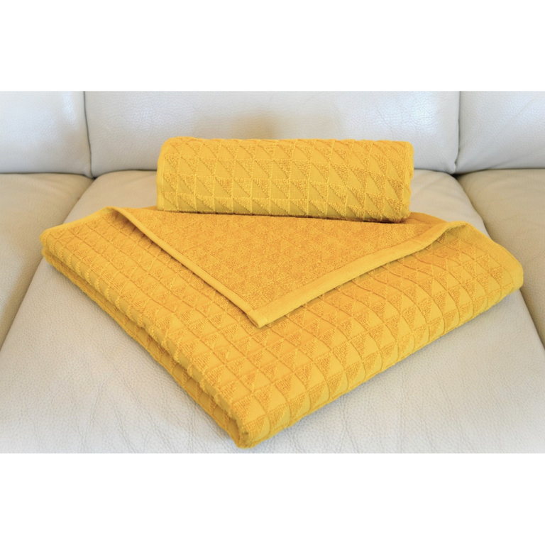 Peškir triangles 50X90 450G/M2 žuti