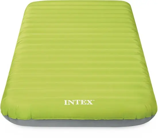INTEX Vazdušni krevet TruAire Twin Dura-Beam Camping Mattress, 191x 76x 17 cm, Svetlozeleni