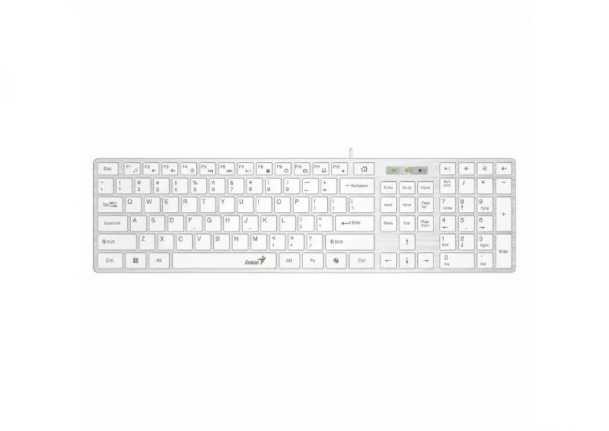 Tastatura Genius SlimStar 126 USB US bela