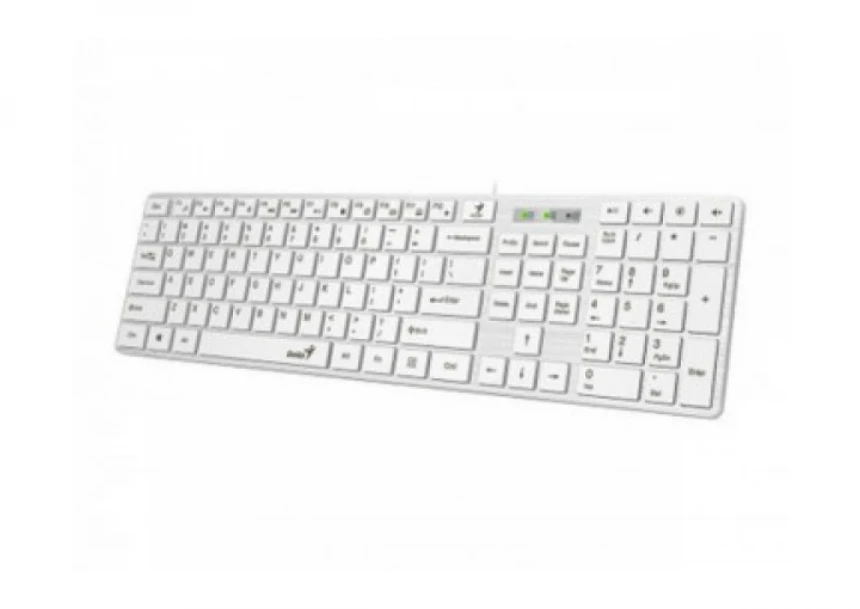 Tastatura USB Genius SlimStar 126 YU bela