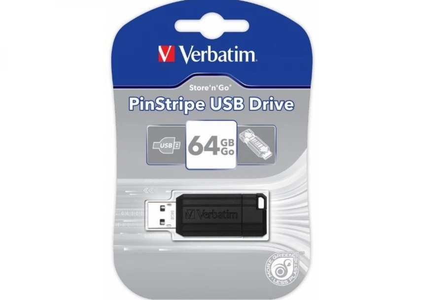 Verbatim Pinst. USB 64GB Blac (49065)