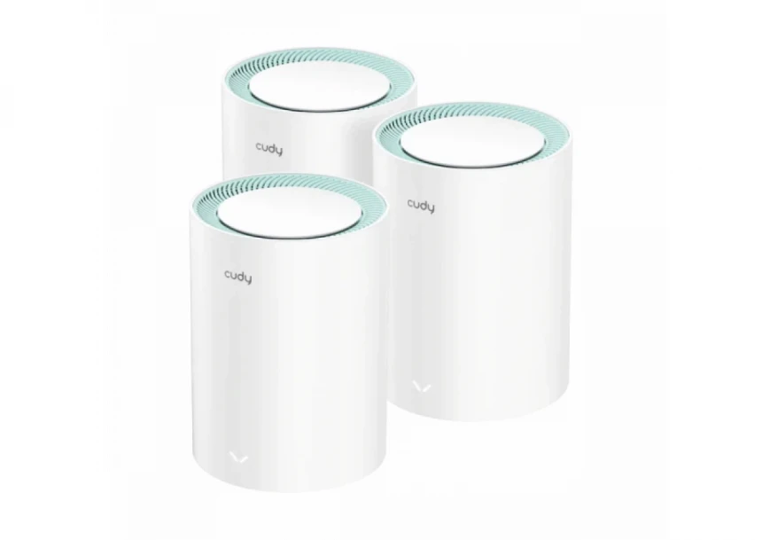 Whole Home Wi-Fi 6 Gigabit Mesh System Cudy M1500 AX1500 Dual Band(3-Pack)