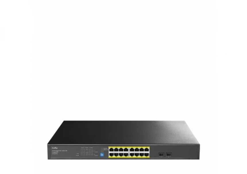 Svič 10/100/1000 16-port Cudy GS1020PS2 PoE+ sa 2x SFP porta 200W
