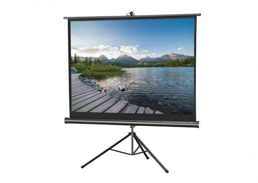 Platno za projektor LEXIN TD9696M tripod 244x244