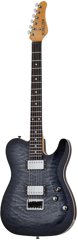 Schecter PT Classic Transparent Black Burst električna gitara