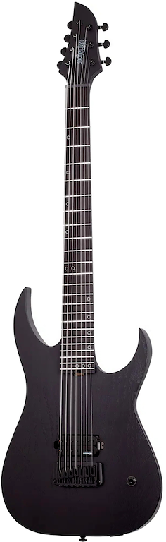 Schecter KM-7 MK-III EX Satin Black Open Pore 882
