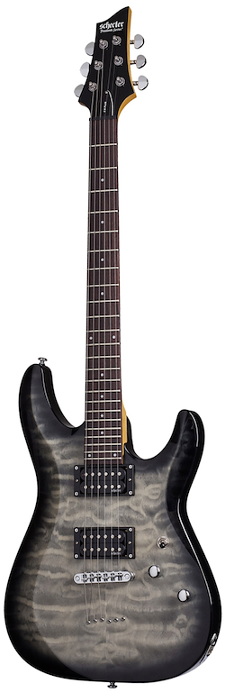 Schecter C-6 Plus Charcoal Burst električna gitara