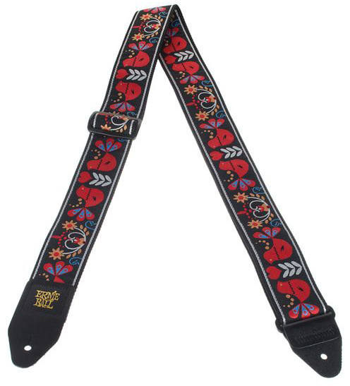 Ernie Ball Redbird Rising Jacquard Strap kaiš za gitaru