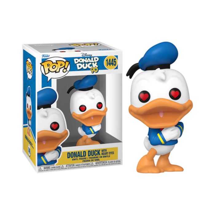 Figura Funko POP! Disney: Donald Duck 90th - Donald Duck with Heart Eyes