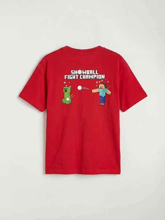 LCW Kids Minecraft Majica Sa Printom Za Dečake