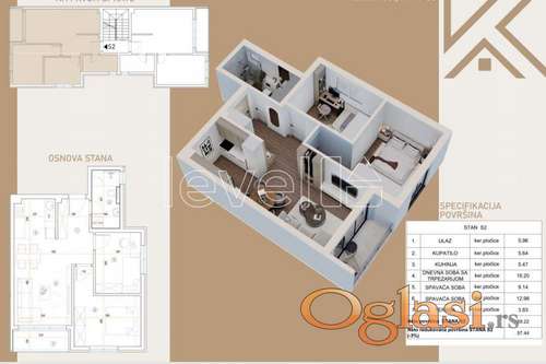 NOVI SAD - ADICE - 57.44 m2