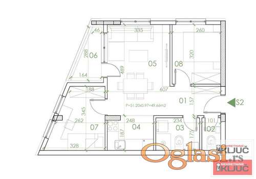 TELEP, 50m2, Dvoiposoban sa pdv, Izgradnja