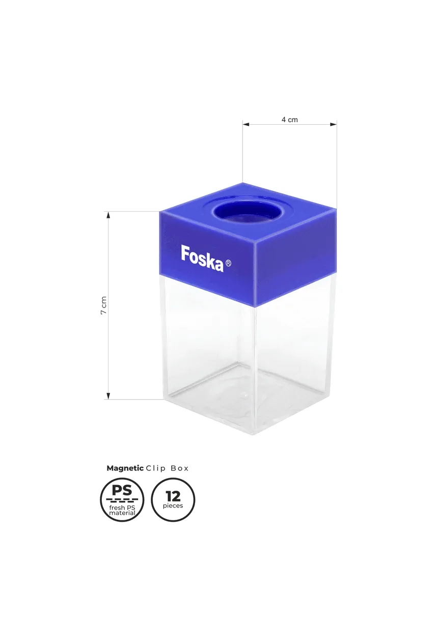 KUTIJA ZA SPAJALICE FOSKA NG891 COLOR *AK