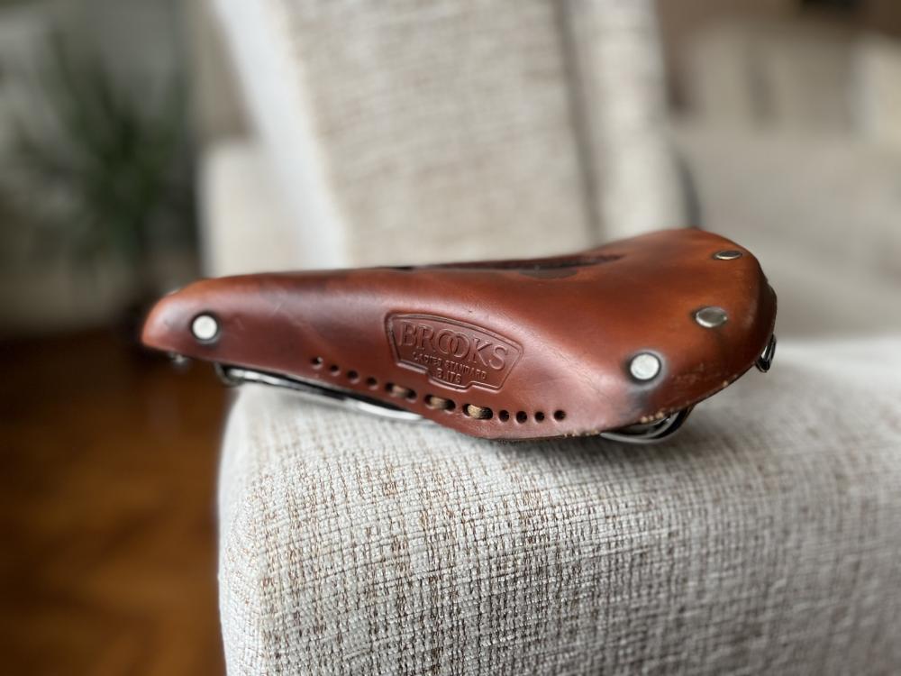 Brooks B17s carved