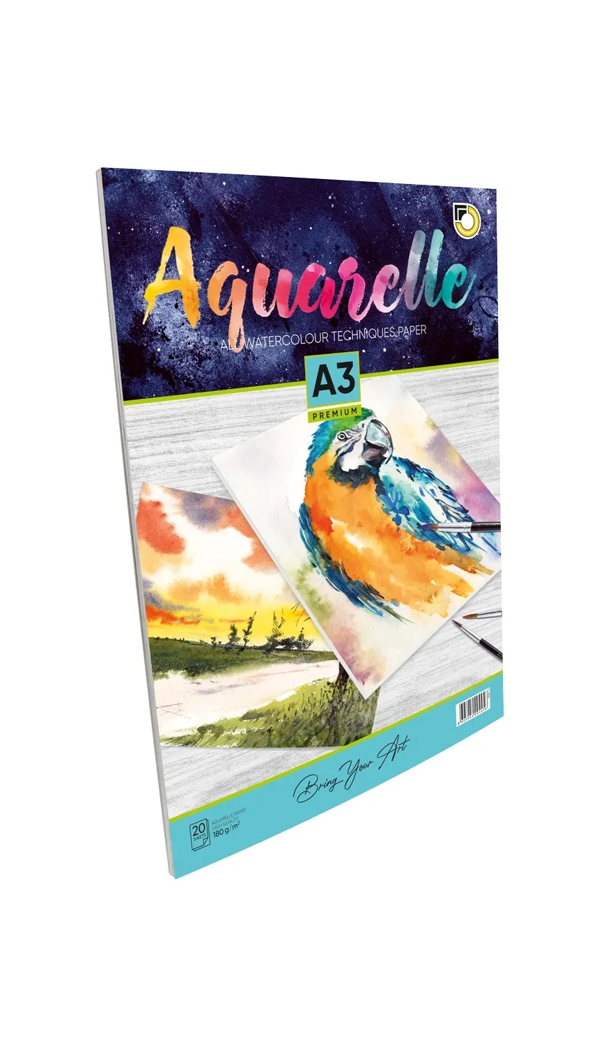 AQUARELLE BLOK A3/20l 180gr 74021